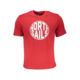 North Sails Kreis-Logo-Shirt mit kurzen &Auml;rmeln
