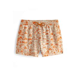 "Palm Tree Orange" Badeshorts