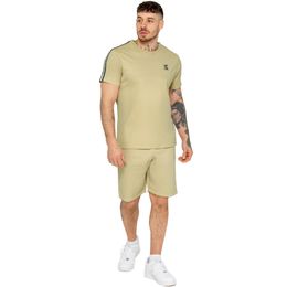 Kruze | Herren Trainingsanzug mit T-Shirt und Shorts mit Band