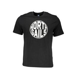 North Sails Kreis-Logo-Shirt mit kurzen &Auml;rmeln