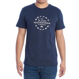 La Martina Kurzarm-T-Shirt mit normaler Passform YMR321-JS206 Herren