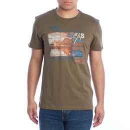 La Martina Kurzarm-T-Shirt mit normaler Passform YMR312-JS206 Herren