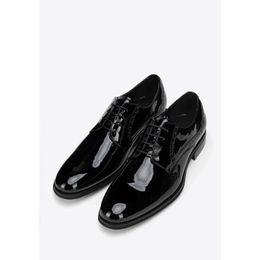 Wittchen Herren-Derbyschuhe aus Lackleder in Schwarz
