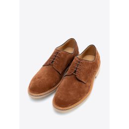 Wittchen Herren Derby-Schuhe aus braunem Wildleder