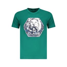 Cavalli Class L&ouml;wenkopf Grafik T-Shirt