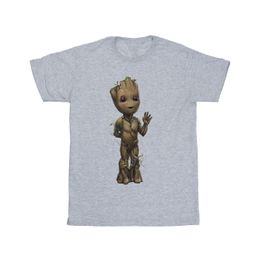 MARVEL - "I Am Groot" T-Shirt f&uuml;r Herren (Grau)