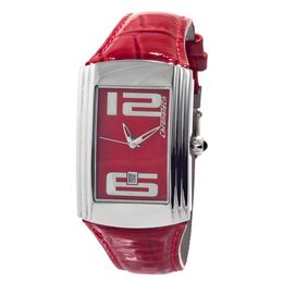 Chronotech Ct7017m05ac Rote Lederarmbanduhr