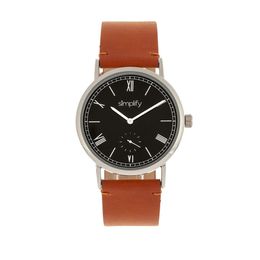 Simplifiez la montre &agrave; bracelet en cuir 5100