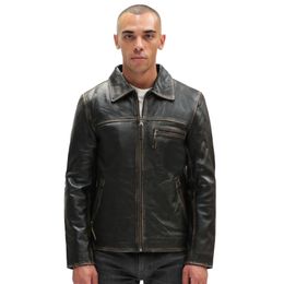 Harrington-Lederjacke aus Rindsleder f&uuml;r Herren-Lima
