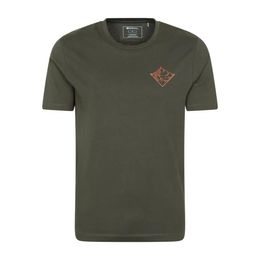 Mountain Warehouse - "3 Peaks" T-Shirt f&uuml;r Herren, Baumwolle (Gr&uuml;n)
