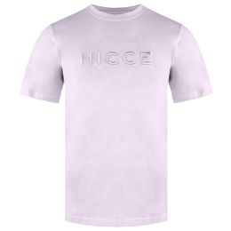 Nicce Short Sleeve Hellrosa Herren Baumwoll Quecksilber T-Shirt 0034 K002 0743