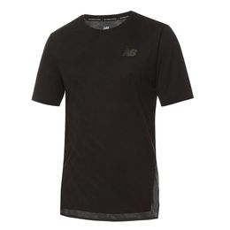 New Balance Neues Gleichgewicht Q Speed ​​Jacquard Mens Black T-Shirt