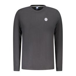 North Sails Schwarzes Baumwoll-Herren-T-Shirt
