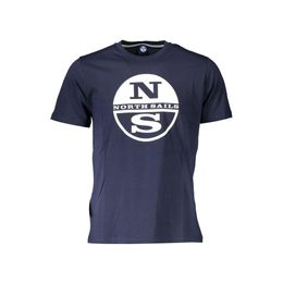 North Sails Blauer Baumwolle Herren T-Shirt