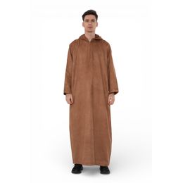 Herren Kapuzen Eid Kamelbraun Marokkanische Jubba Robe Ramadan Eid Thobe &ndash; HM12