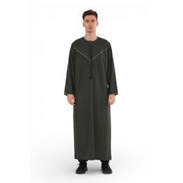 Herren Ramadan Gr&uuml;ne marokkanische Jubba-Robe Djellaba Eid Thobe &ndash; TT-007