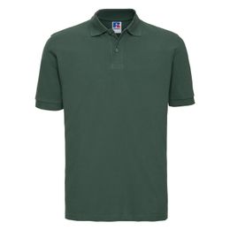 Russel Athletic Russell Herren Kurzarm-Poloshirt aus 100% Baumwolle (flaschengr&uuml;n)