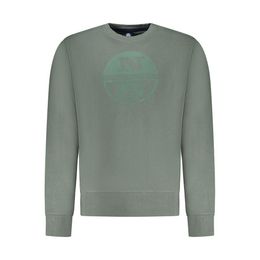 North Sails Verde Baumwoll Herren Sweatshirt