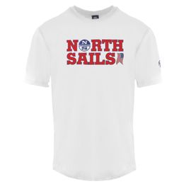 North Sails USA Wei&szlig;es T-Shirt