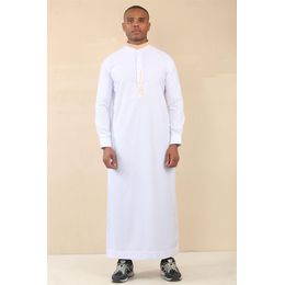 Wei&szlig;e Thobe-arabische Saudi-Emirati-islamische Kleidung f&uuml;r Herren, Jubba-Robe