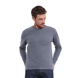 Russel Athletic Russell Mens Classic Langarm T-Shirt (Convoy Grau)