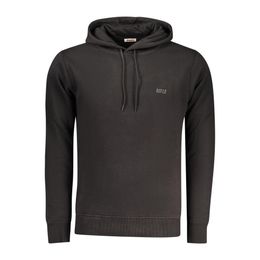 Rifle Schwarzes Baumwolle Herren Sweatshirt