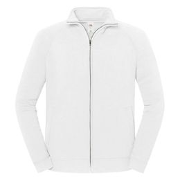Fruit of the Loom Unisex Erwachsene Iconic Premium Sweat Jacke (Wei&szlig;)
