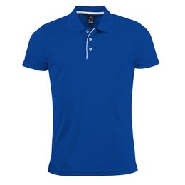 SOLS Mens Performer Kurzarm-Pique-Poloshirt (K&ouml;nigsblau)