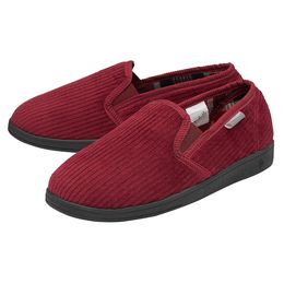 Dunlop Herren Hausschuhe mit Tartanmuster und Memory-Schaum