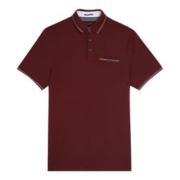 Ted Baker Tortila Mens Maroon Polo -Hemd