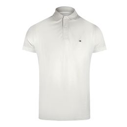 Tommy Hilfiger - Verwittertes Wei&szlig;es Poloshirt