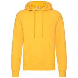 Fruit of the Loom - "Classic" Sweatshirt mit Kapuze f&uuml;r Herren/Damen Unisex (Sonnenblume)