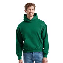Fruit of the Loom - Kapuzenpullover f&uuml;r Herren, Super Baumwolle (College Gr&uuml;n)