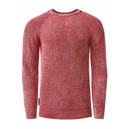 Rusty Neal Verwaschener Strickpullover im Vintage Look