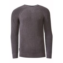 Rusty Neal Verwaschener Strick Pullover im Vintage Look