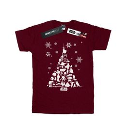 Star Wars - T-Shirt f&uuml;r Herren (Burgunderrot)