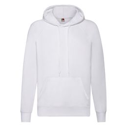Fruit of the Loom - Sweatshirt mit Kapuze f&uuml;r Herren/Damen Unisex (Wei&szlig;)