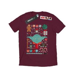 Star Wars - T-Shirt f&uuml;r Herren (Burgunderrot)