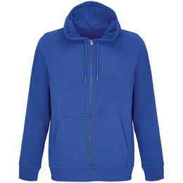 SOLS - "Calipso" Hoodie mit durchgehendem Rei&szlig;verschluss f&uuml;r Herren/Damen Unisex (K&ouml;nigsblau)