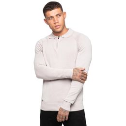 Enzo Milano | Herren Polo-Pullover mit halbem Rei&szlig;verschluss
