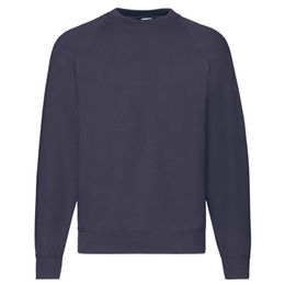 Fruit of the Loom - "Classic" Sweatshirt f&uuml;r Herren/Damen Unisex Raglan&auml;rmel (Marineblau)
