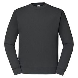 Fruit of the Loom - "Classic" Sweatshirt f&uuml;r Herren/Damen Unisex angesetzte &Auml;rmel (Hellgrau unifarben)