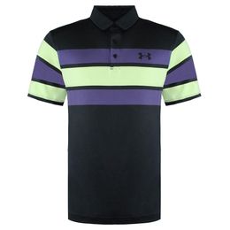 Under Armour Callared Black/Purple Herren Playoff Polo -Hemd 1327037 041