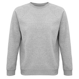 SOLS Unisex Erwachsene Space Organic Raglan Sweatshirt (grau meliert)
