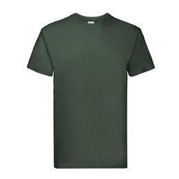 Fruit of the Loom - "Super Premium" T-Shirt f&uuml;r Herren/Damen Unisex (Flaschengr&uuml;n)
