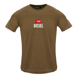 Diesel - "Just Small New D" T-Shirt f&uuml;r Herren (Kaffeebraun)