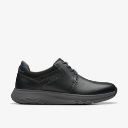 Clarks Motion Trek PT schwarze Ledertrainingsschuhe