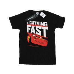 Disney - "Cars Lightning Fast" T-Shirt f&uuml;r Herren (Schwarz)