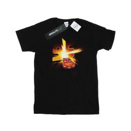 Disney - "Cars Lightning McQueen Burst" T-Shirt f&uuml;r Herren (Schwarz)