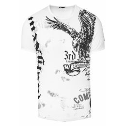 Rusty Neal T-Shirt Verwaschen American Eagle Print